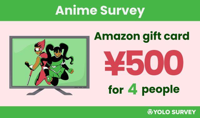 Anime Survey📺 [YOLO JAPAN]